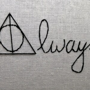 Always HP Inspired Embroidery - Etsy