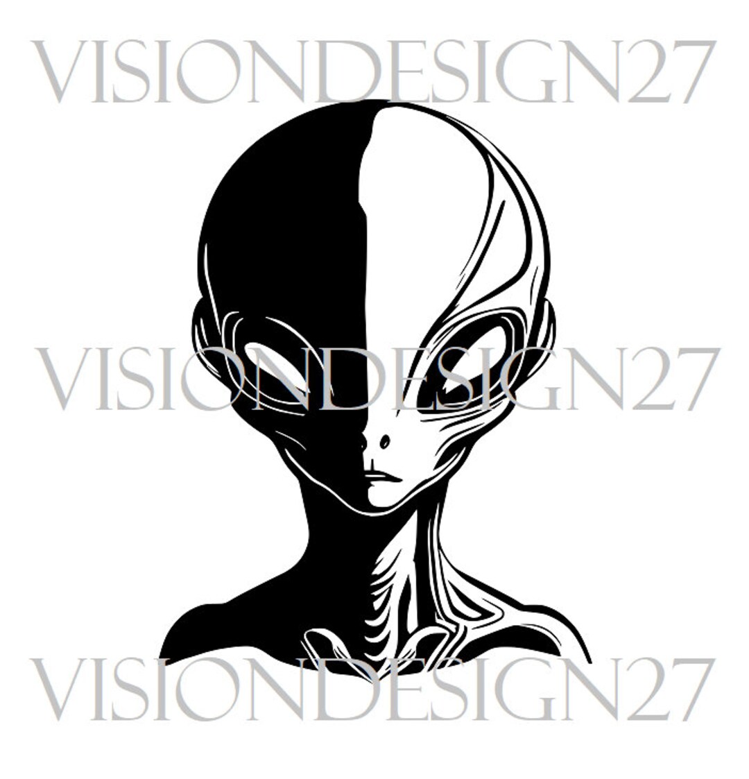 Alien PNG, Vector Graphic, SVG, PNG, Poster Wall Art, T-Shirt Design ...