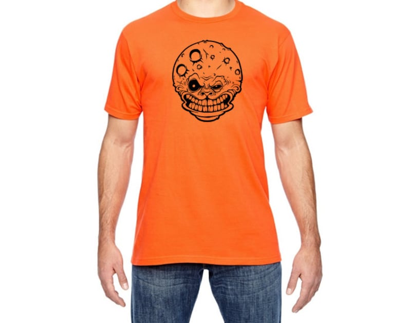 Moon Face Vector .PNG, .SVG, Horror, Creepy, Halloween, Digital ...