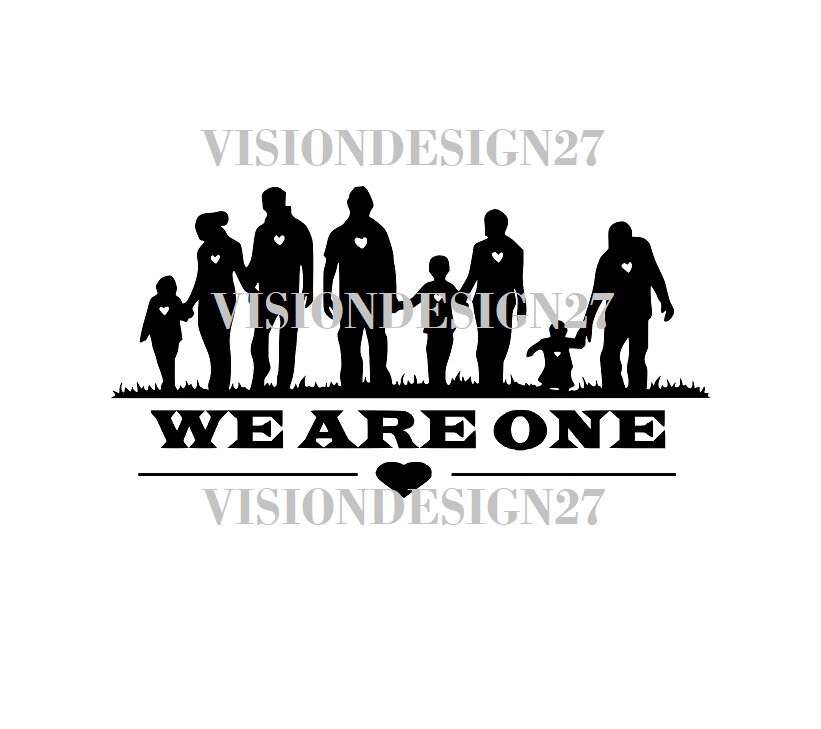 We Are One, VECTOR .PNG, .SVG, Digital, Download, Design - Etsy
