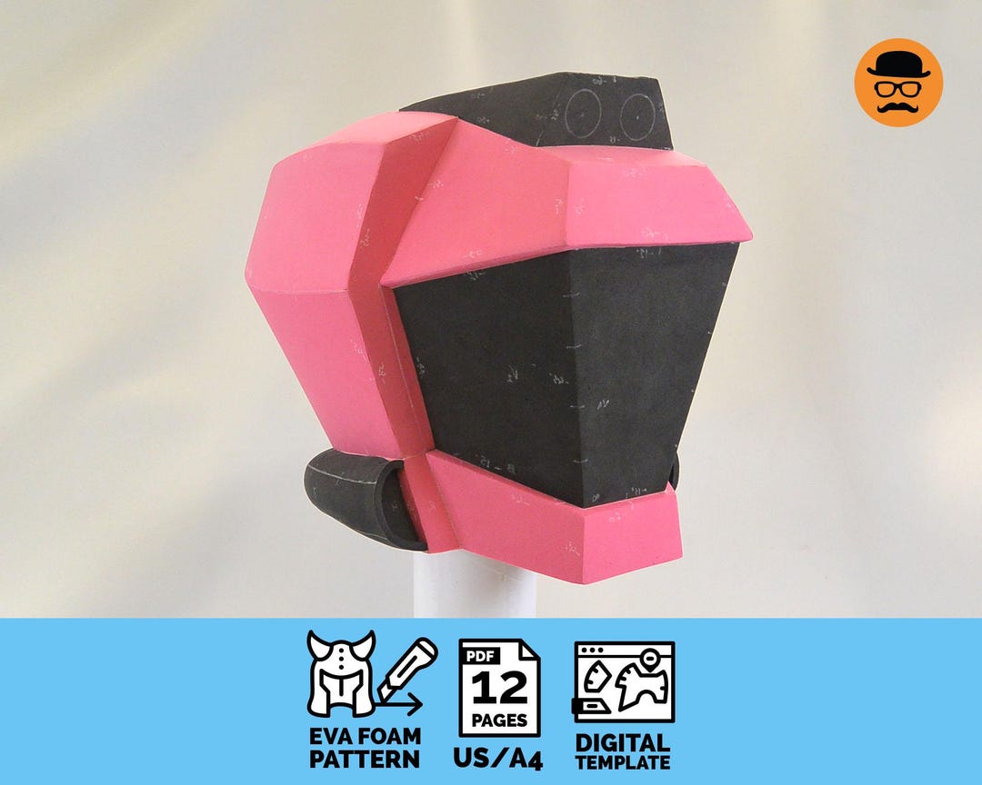 Bio Hazard Helmet No.1 - DIY Printable EVA Foam Pattern for Cosplay ...