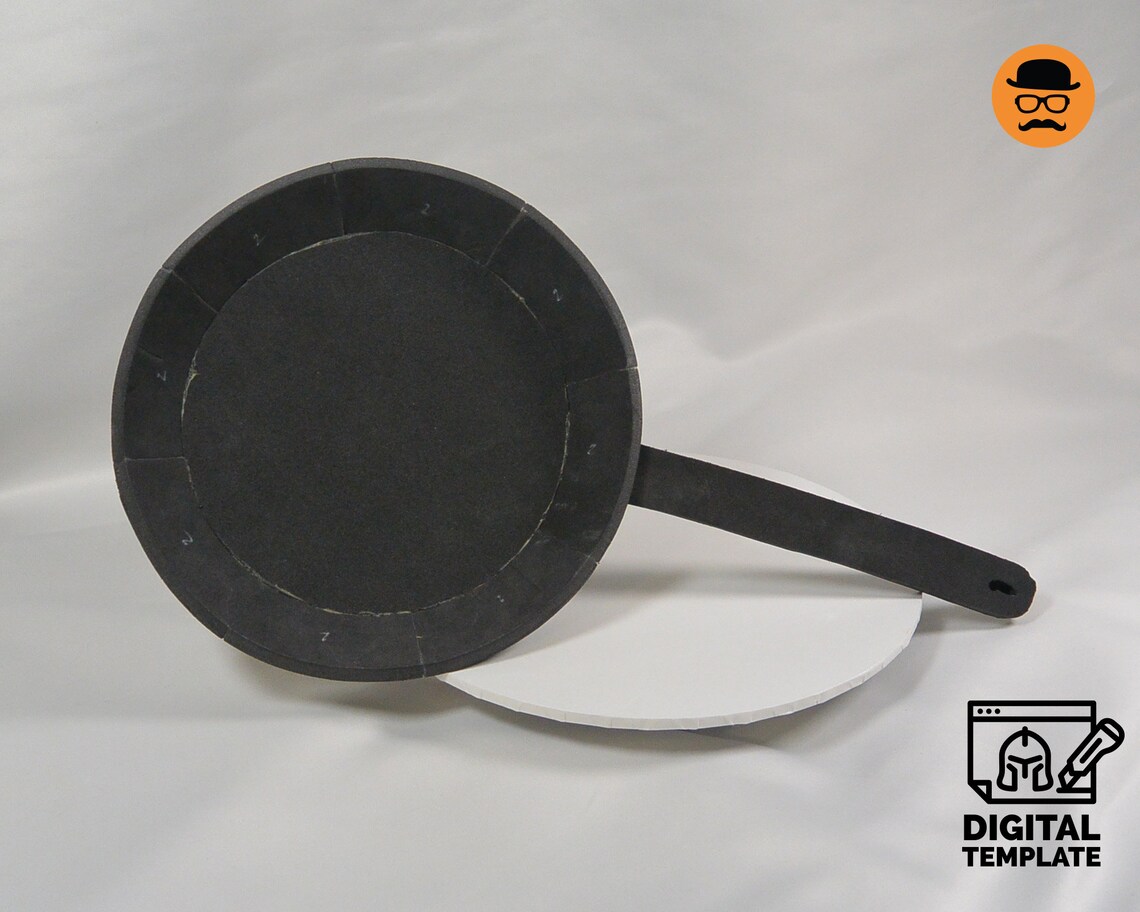 EVA Foam Frying Pan & Pot Pattern – Cosplay Prop Template (PDF) - Etsy