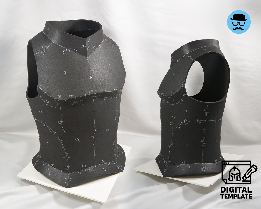DIY Fantasy Chest Armor No3 Digital Pattern for EVA Foam & Crafting ...