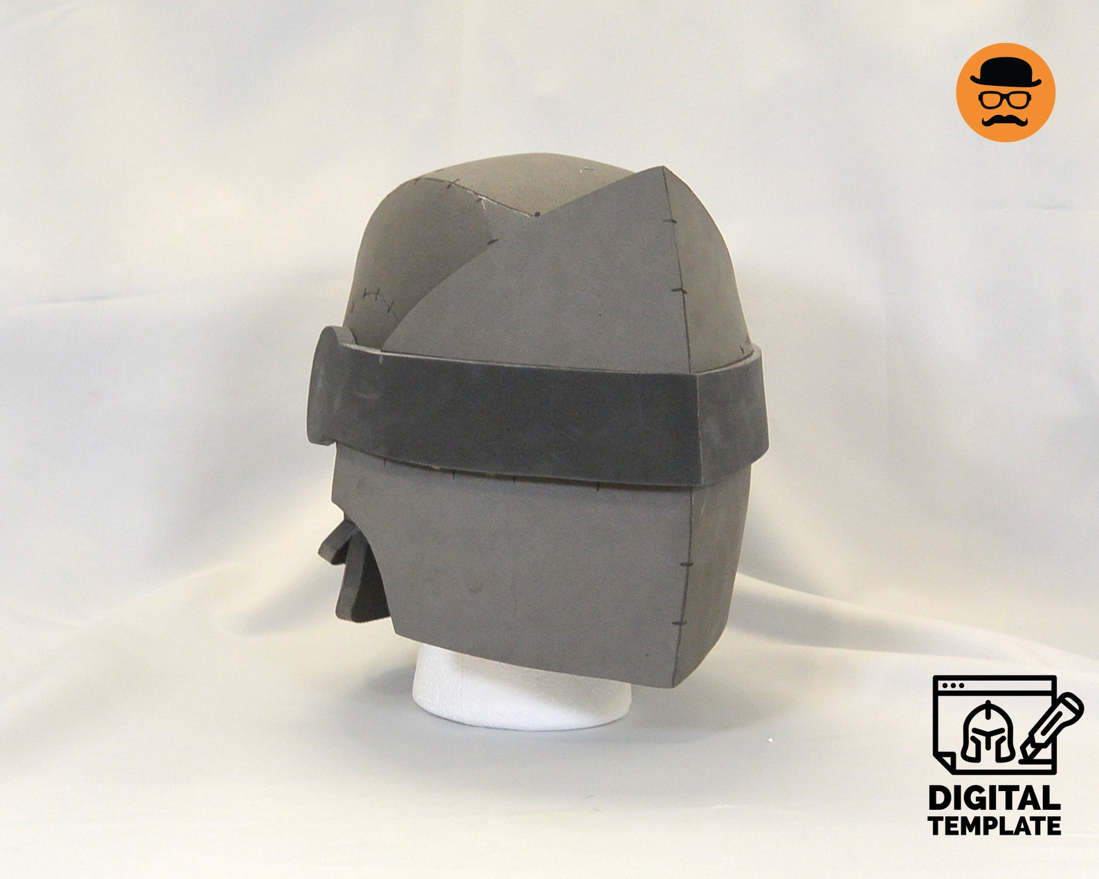 Basic Helmet No.2 -DIY Printable EVA Foam Helmet Pattern for Cosplay ...