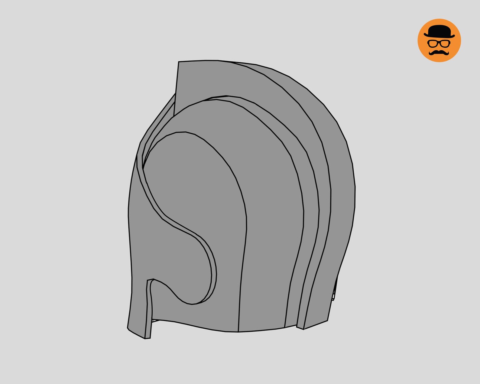 Knight Helmet No7 - DIY Printable EVA Foam Helmet Pattern for Cosplay ...
