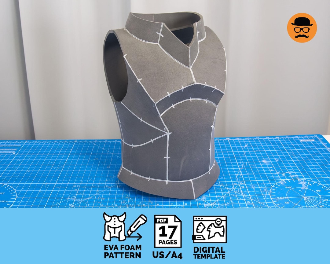Fantasy Chest Armor No.2 - Printable DIY EVA Foam Cosplay Pattern ...