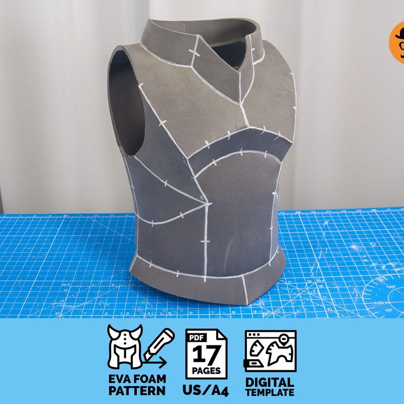 Male Armor Eva Pattern - Etsy