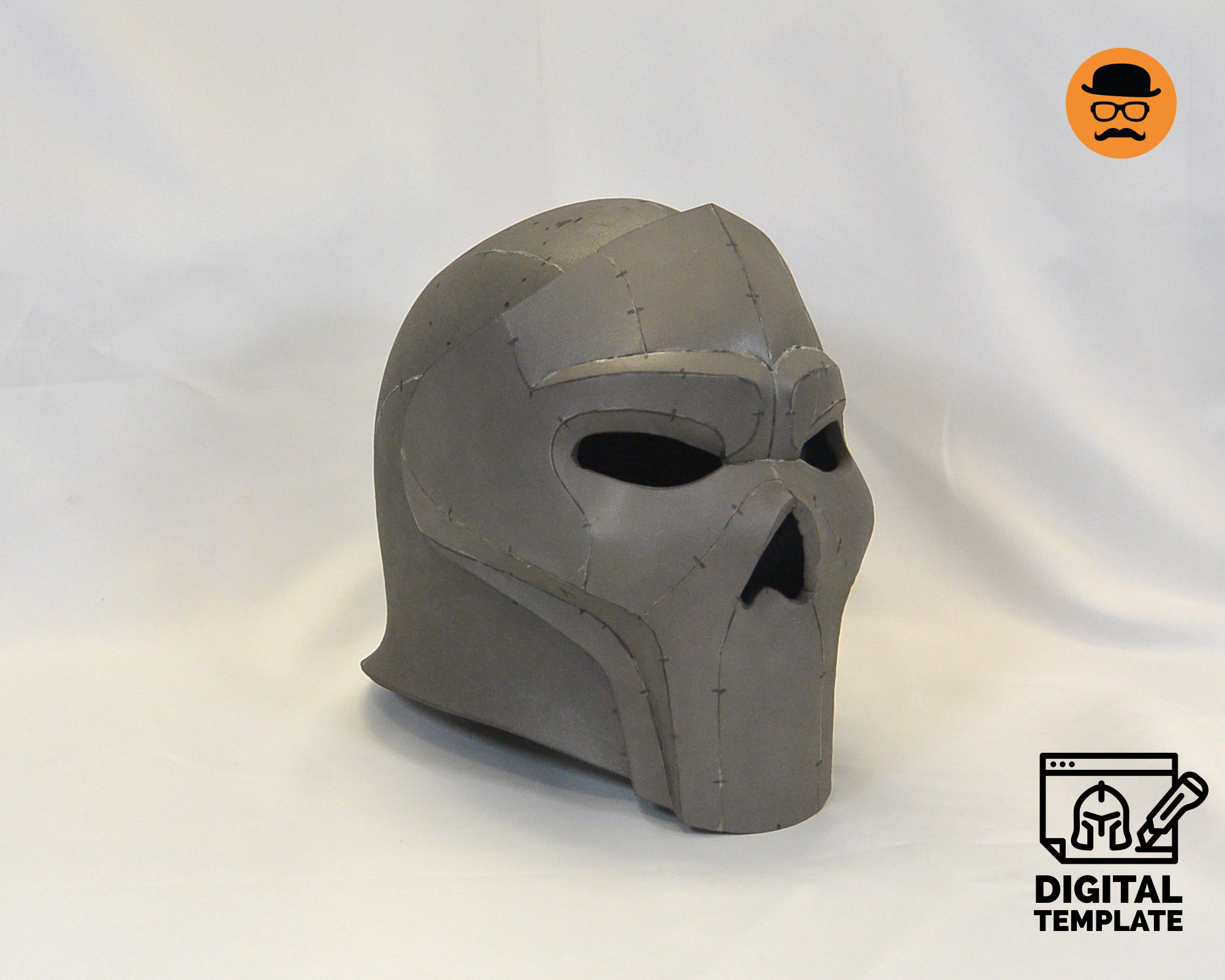 Skull Face Helmet No.1 - Printable DIY EVA Foam Cosplay Pattern ...