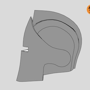Knight Helmet No7 - DIY Printable EVA Foam Helmet Pattern for Cosplay ...