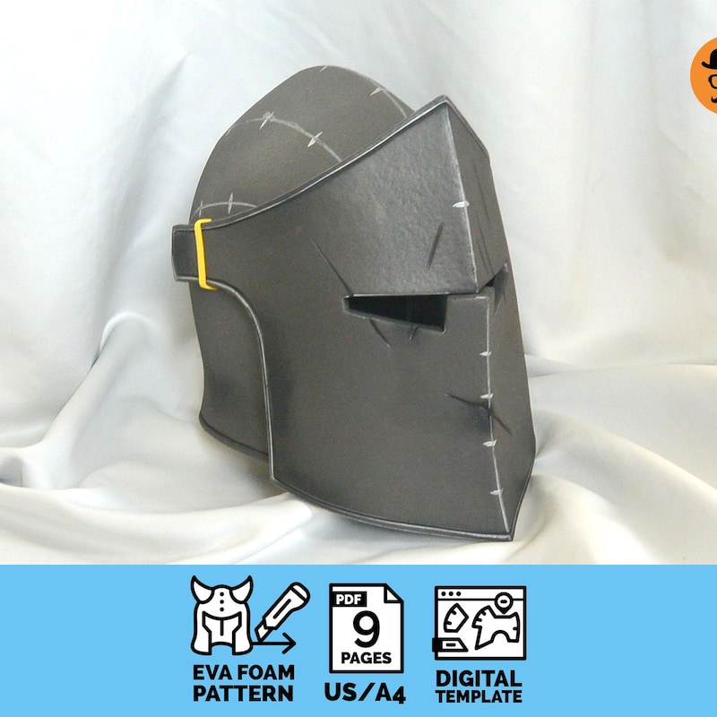 3d Printable Knights Helmet - Etsy