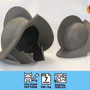Conquistador Helmet - DIY Printable EVA Foam Helmet Pattern for Cosplay ...
