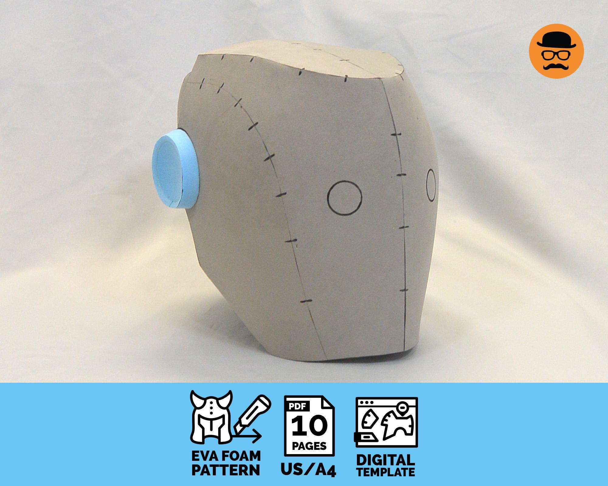 Basic Helmet No.3 - DIY Printable EVA Foam Helmet Pattern for Cosplay ...