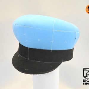 Hat No1 3in1: DIY Printable EVA Foam Hat Patterns for Cosplay, Scalable ...