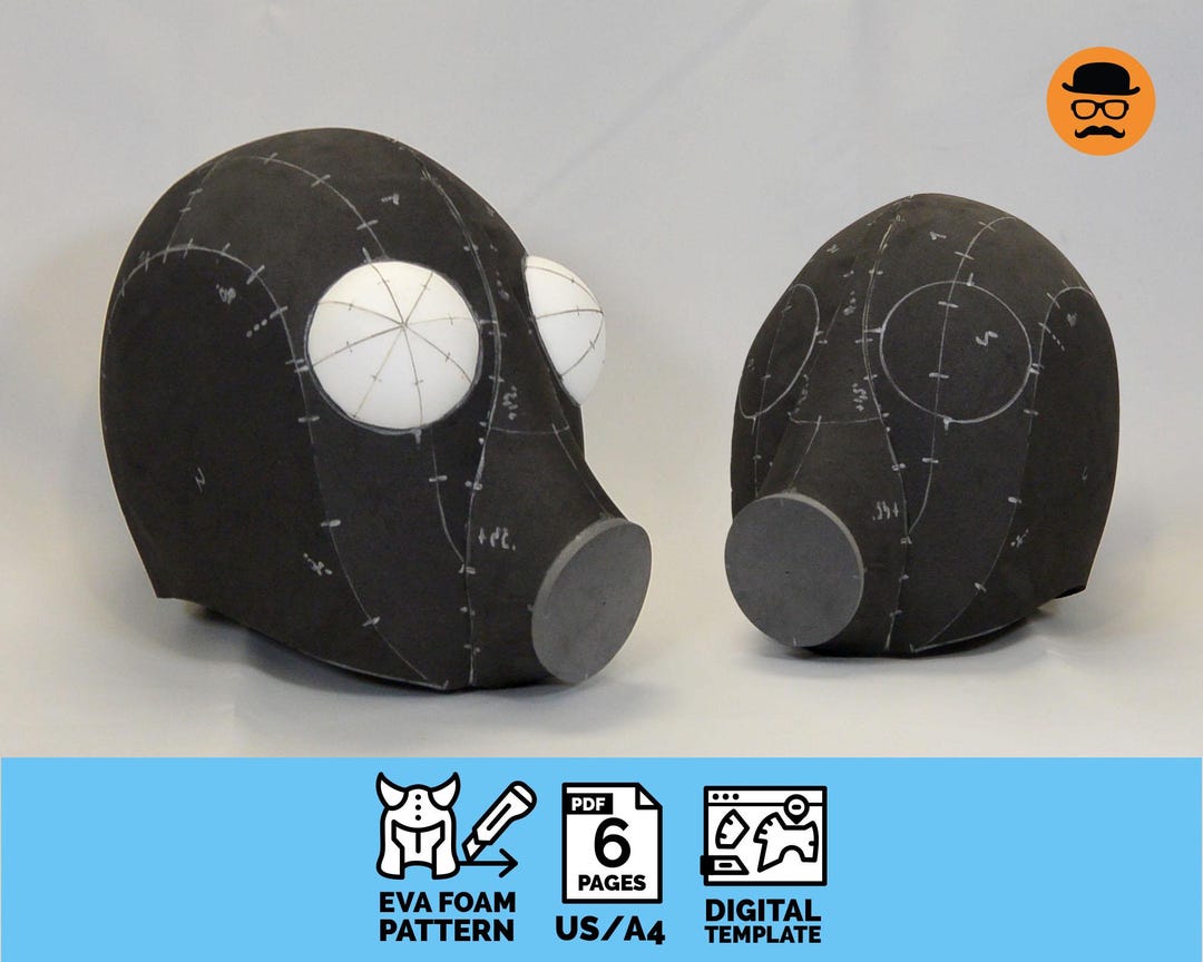 Alien Helmet No.1 - DIY Printable EVA Foam Pattern for Cosplay ...