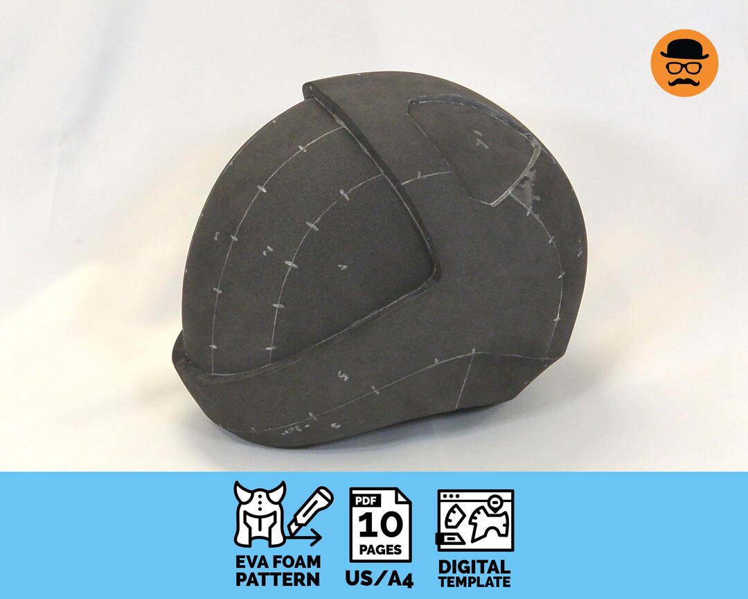 Modern Space Helmets - DIY EVA Foam Cosplay Pattern (PDF Template File ...