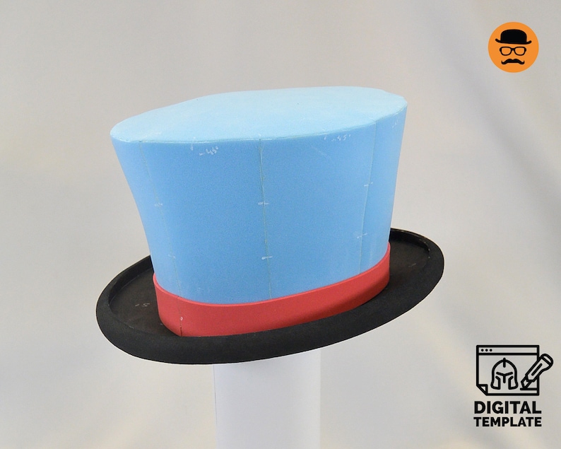 Top Hat - DIY EVA Foam Pattern for Cosplay (PDF Template) - Etsy