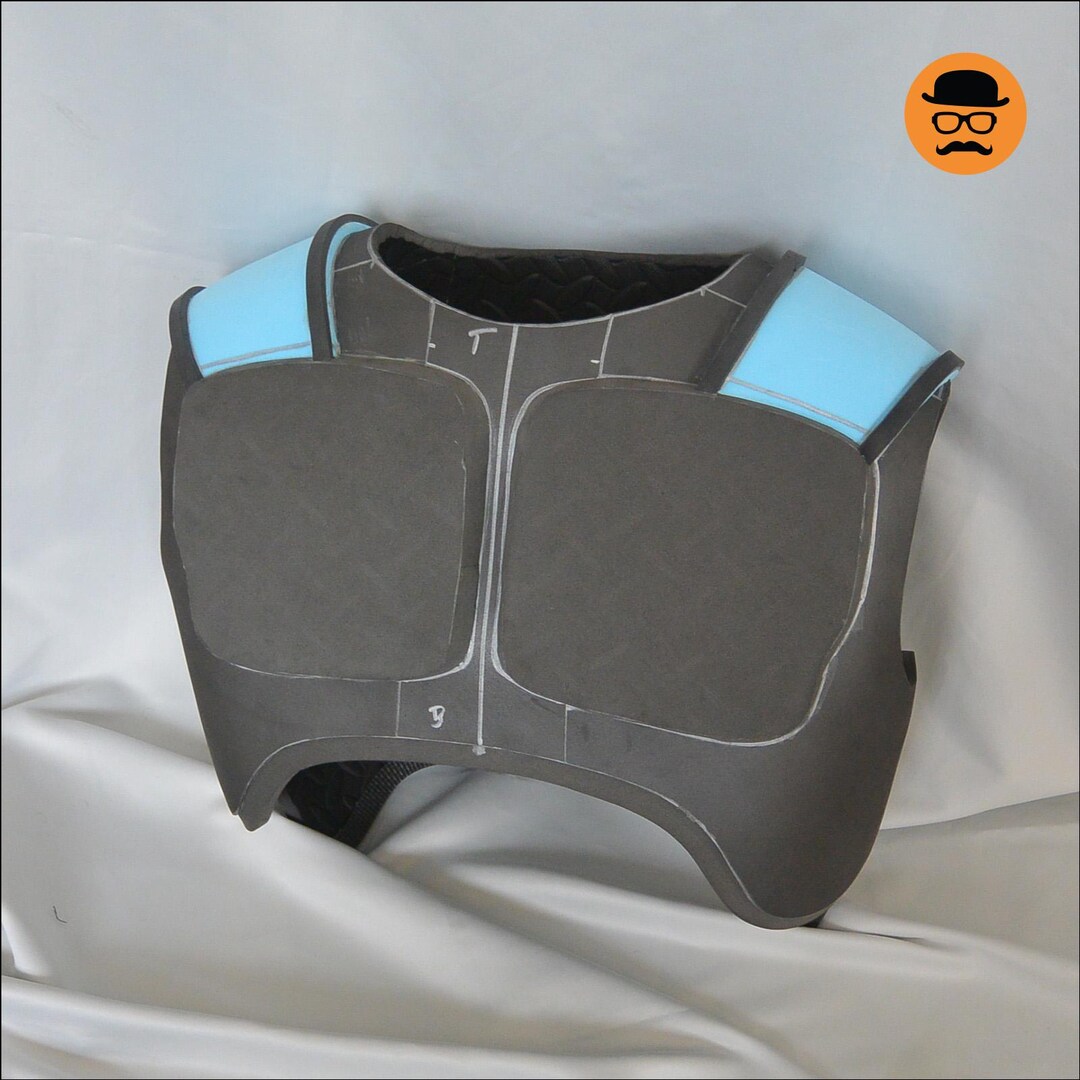 Upper Chest Armor No.5 – EVA Foam Cosplay Pattern (DIY Printable ...