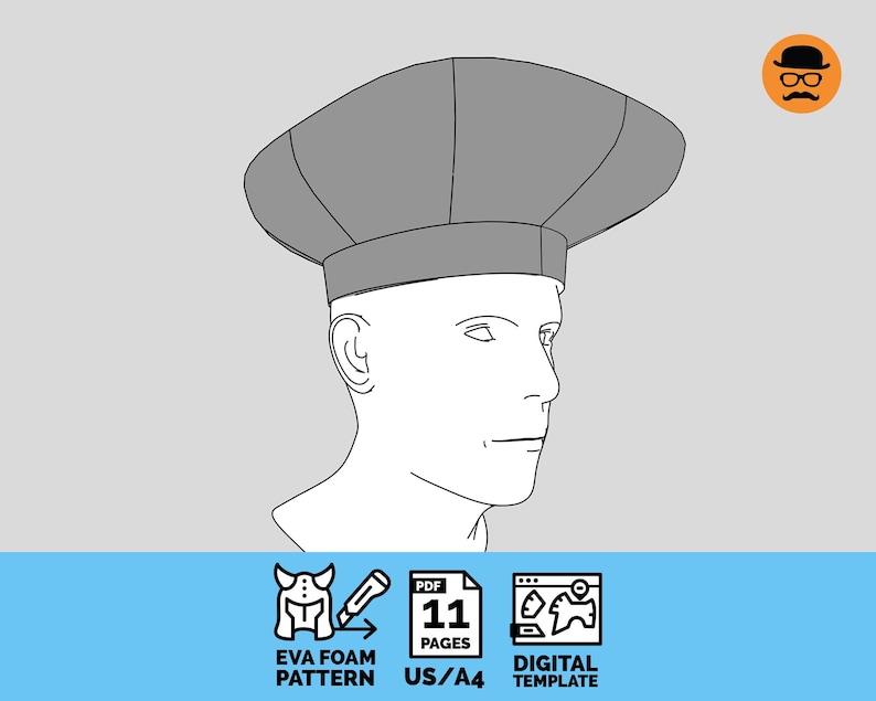 Lord Hat – Printable DIY EVA Foam Cosplay Pattern, Scalable PDF ...
