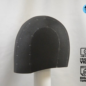 DIY Basic Helmet No8 Template for EVA Foam, Youtube Tutorial Video ...