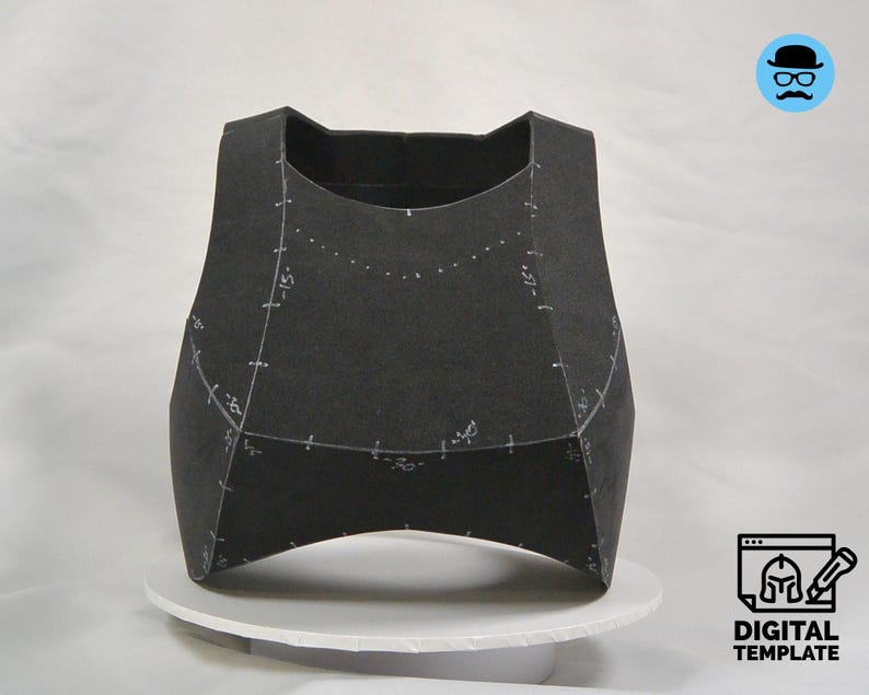 Female Chest Armor No.3 - Printable DIY EVA Foam Cosplay Pattern ...