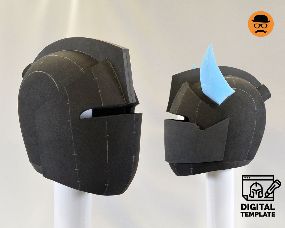 DIY Knight Helmet No6 Template for EVA Foam & Crafting Help Book - Etsy