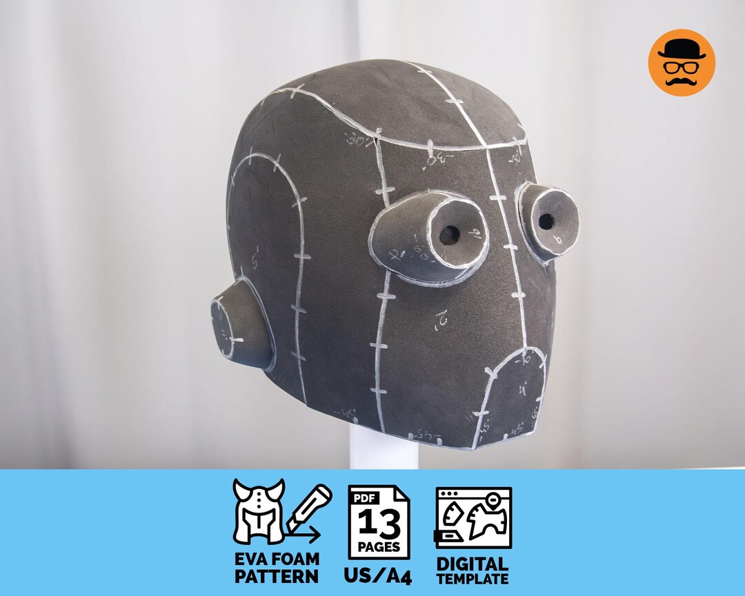 Droid No.3 - DIY Printable EVA Foam Helmet Pattern for Cosplay ...
