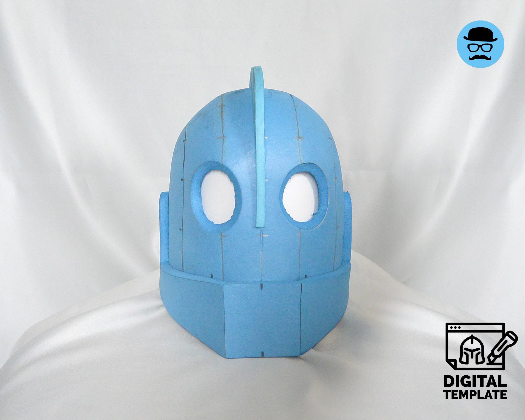 Iron Giant Mask Template