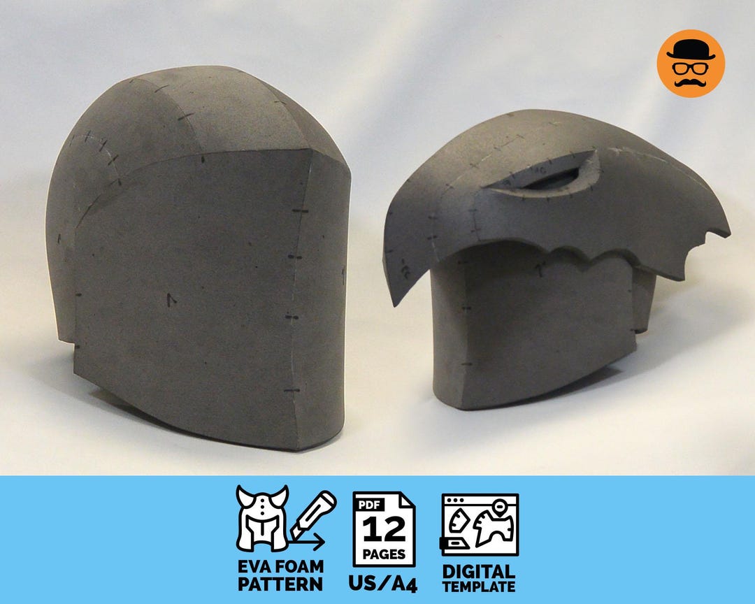 Basic No.6 - DIY Printable EVA Foam Helmet Pattern for Cosplay ...