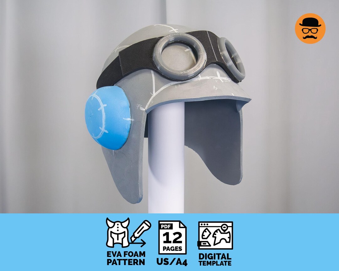 Explorer Helmet With Goggles - DIY EVA Foam Cosplay Pattern (PDF ...