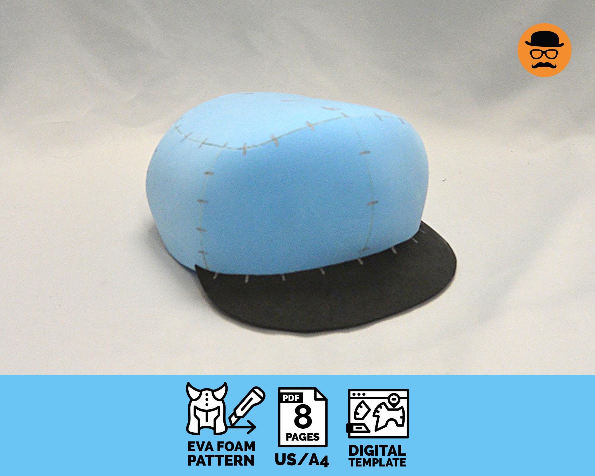 Simple Cap Hat - DIY Printable EVA Foam Hat Pattern for Cosplay ...
