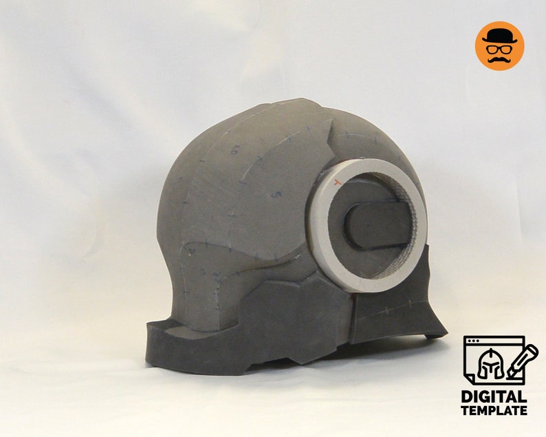 DIY Cyborg No3 Helmet Templates for EVA Foam | Etsy UK