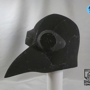 Plague Doctor - DIY Printable EVA Foam Helmet Pattern for Cosplay ...