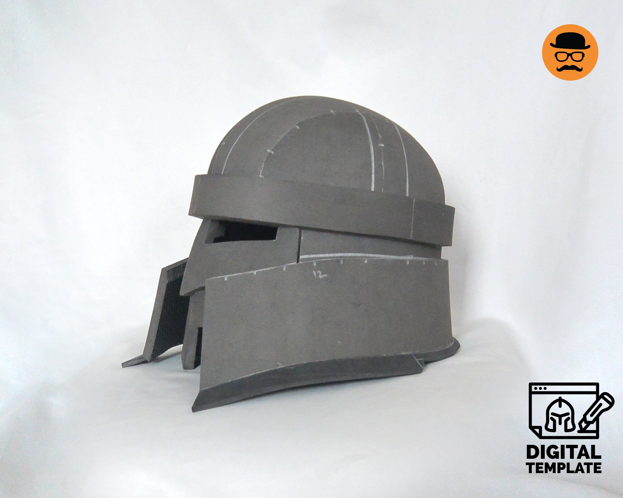 Dwarf Helmet No.1: DIY Printable EVA Foam Helmet Pattern for Cosplay ...
