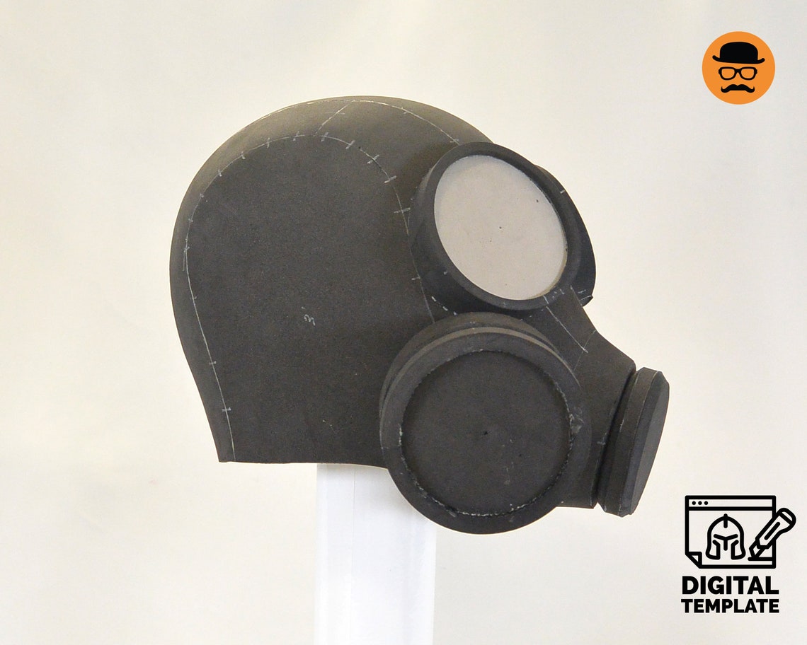 DIY Pyro Helmet 2in1 Templates for EVA Foam - Etsy