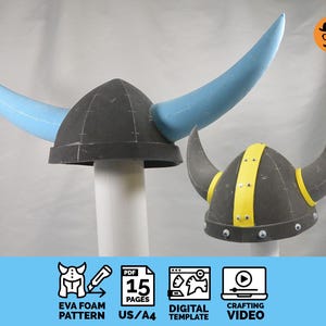 DIY Viking Helmet No2 - Digital Pattern for EVA Foam - Etsy