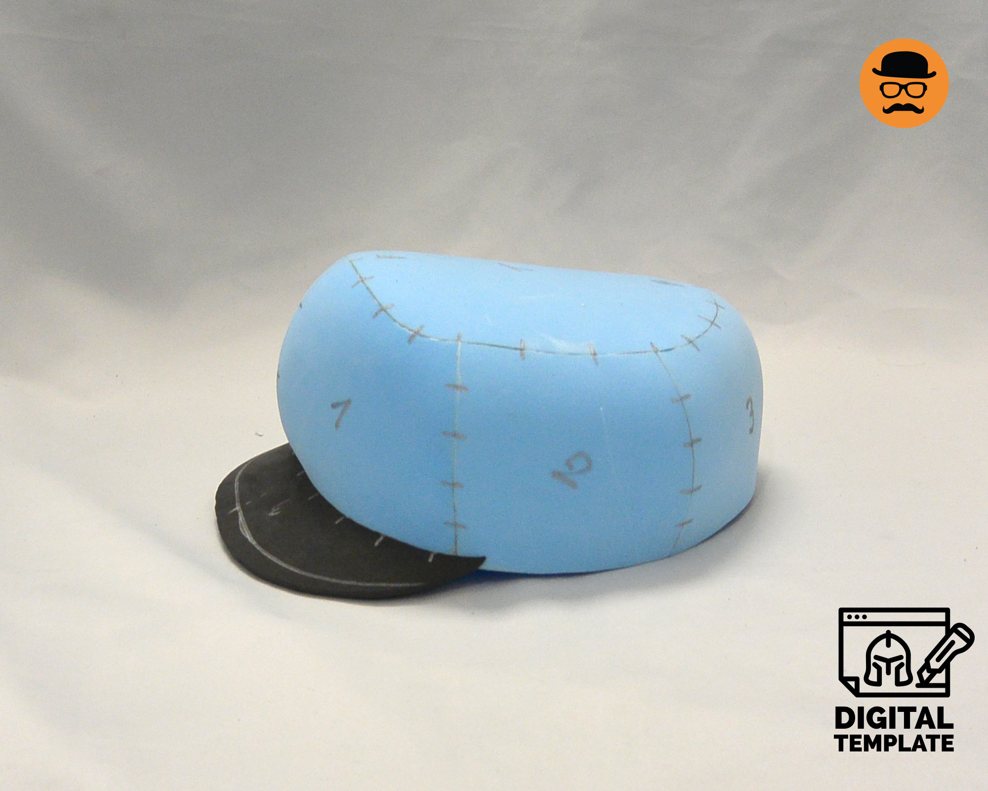 Simple Cap Hat - DIY Printable EVA Foam Hat Pattern for Cosplay ...