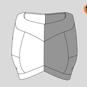 Female Armor No.4 – EVA Foam Chest Plate Cosplay Template (DIY ...