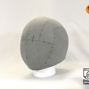 Basic Helmet No.4: DIY Printable EVA Foam Helmet Pattern for Cosplay ...