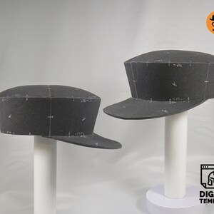 Simple Hat No.3 (2in1) - DIY Printable EVA Foam Pattern for Cosplay ...