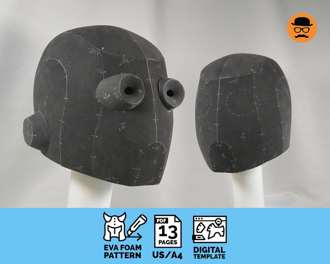 Droid No.3 - DIY Printable EVA Foam Helmet Pattern for Cosplay ...
