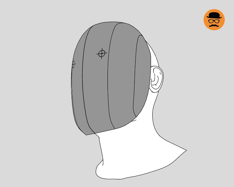 Simple Face Mask: DIY Printable EVA Foam Mask Pattern for Cosplay ...