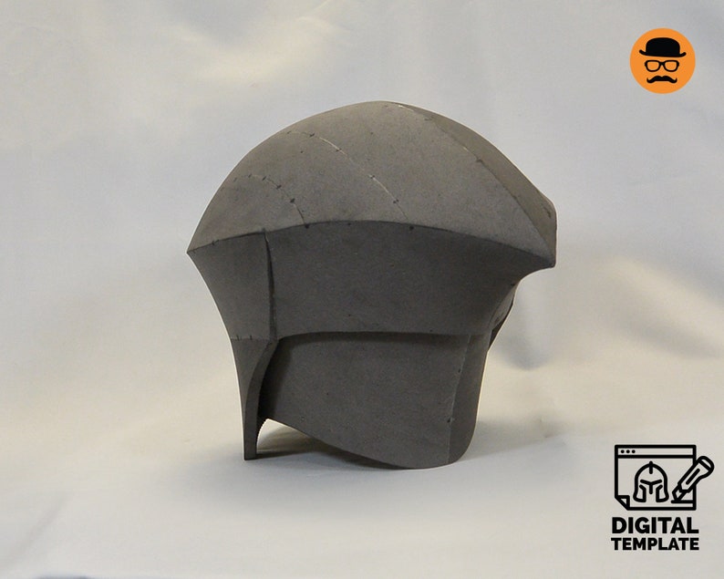 Cyborg No.2 - DIY Printable EVA Foam Helmet Pattern for Cosplay ...