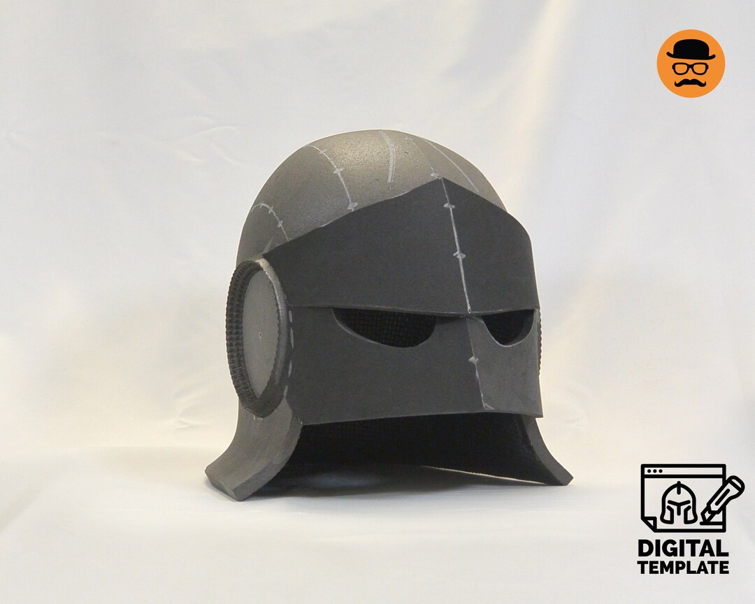 Battle Helmet No.1 DIY Printable EVA Foam Helmet Pattern for Cosplay ...
