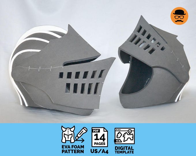 Elite Knight Helmet Pattern - Etsy
