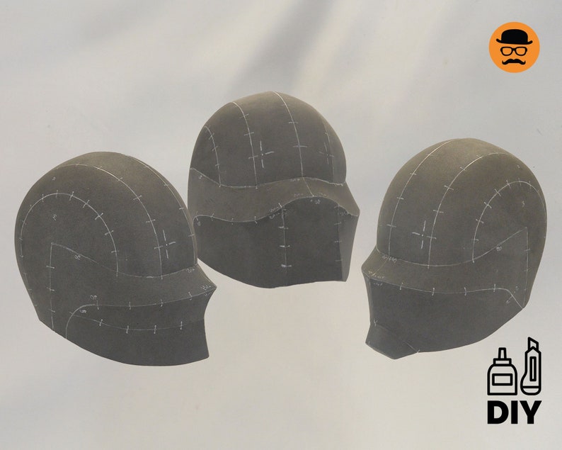 DIY Stealth Helmet No2 3in1 Template for EVA Foam - Etsy UK