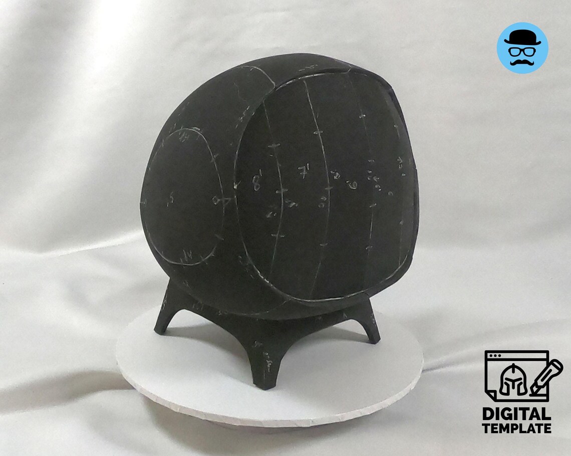Retro Tv: DIY Printable EVA Foam Helmet Pattern for Cosplay, Scalable ...