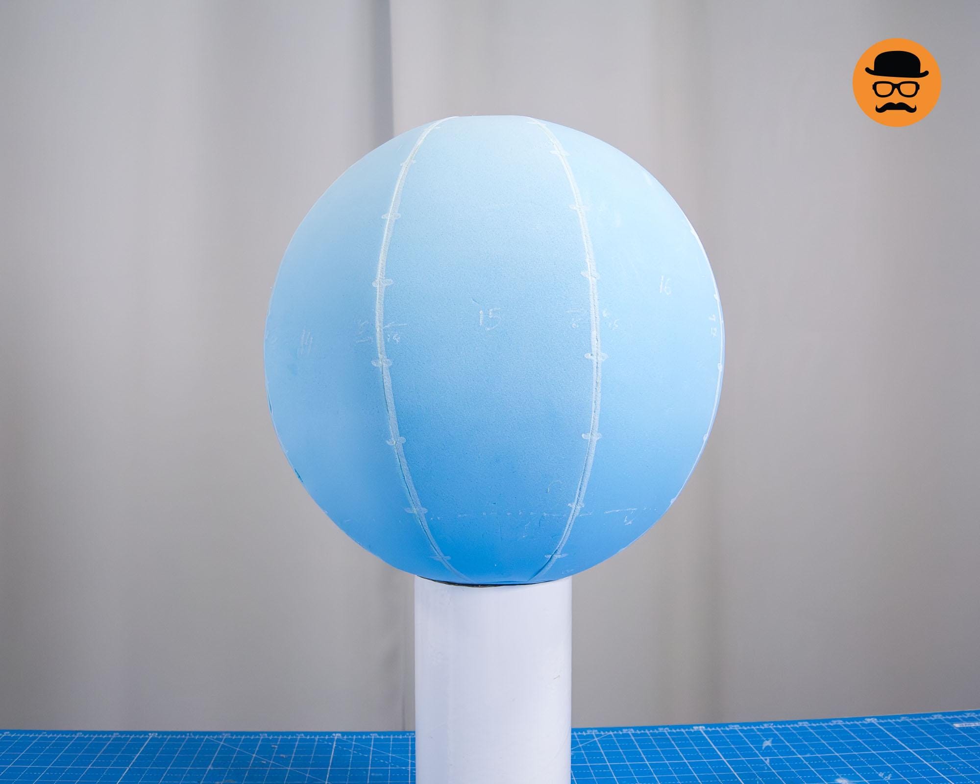 Simple Beach Ball / Sphere - DIY Printable EVA Foam Pattern for Cosplay ...