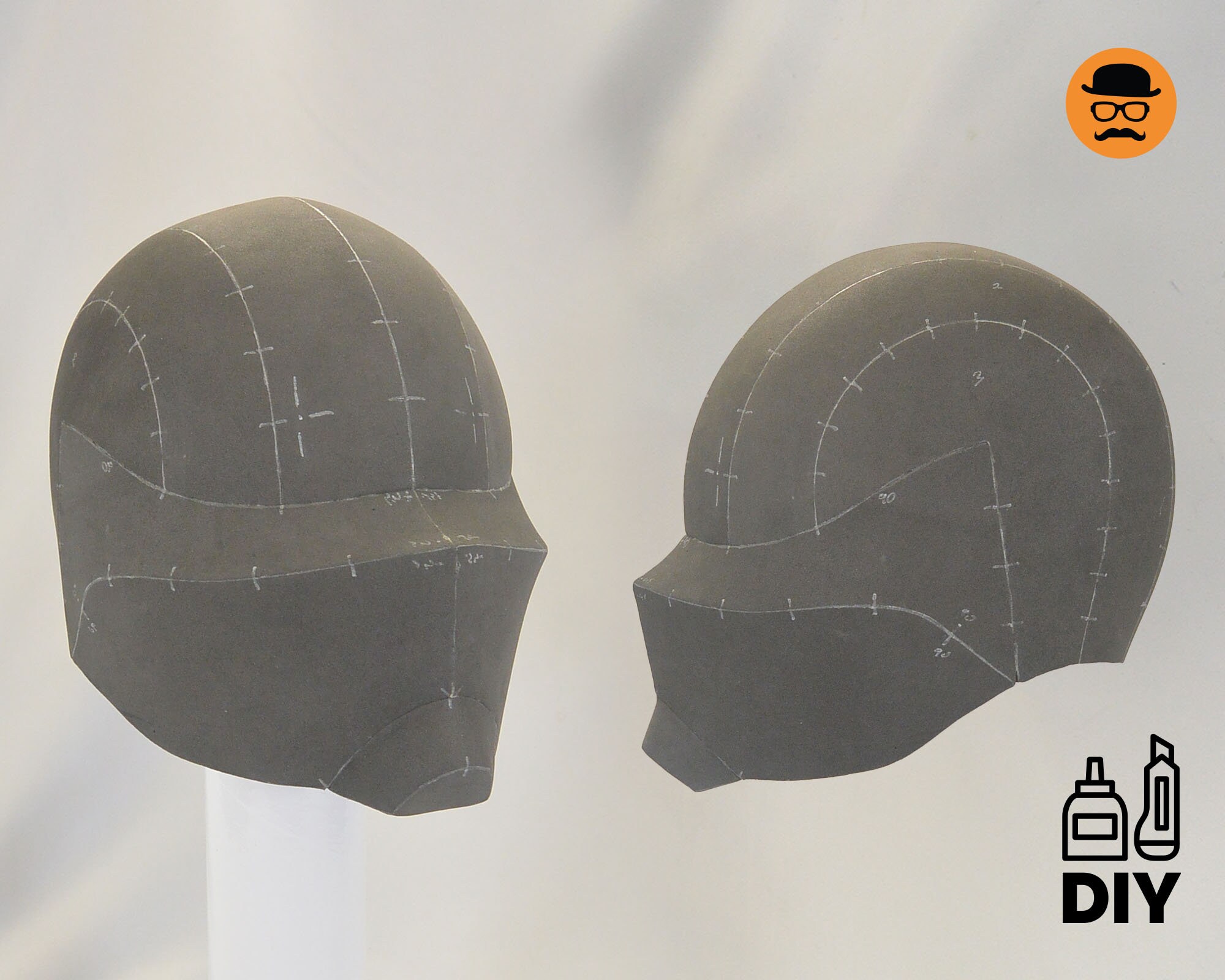 DIY Stealth Helmet No2 3in1 Template for EVA Foam - Etsy UK