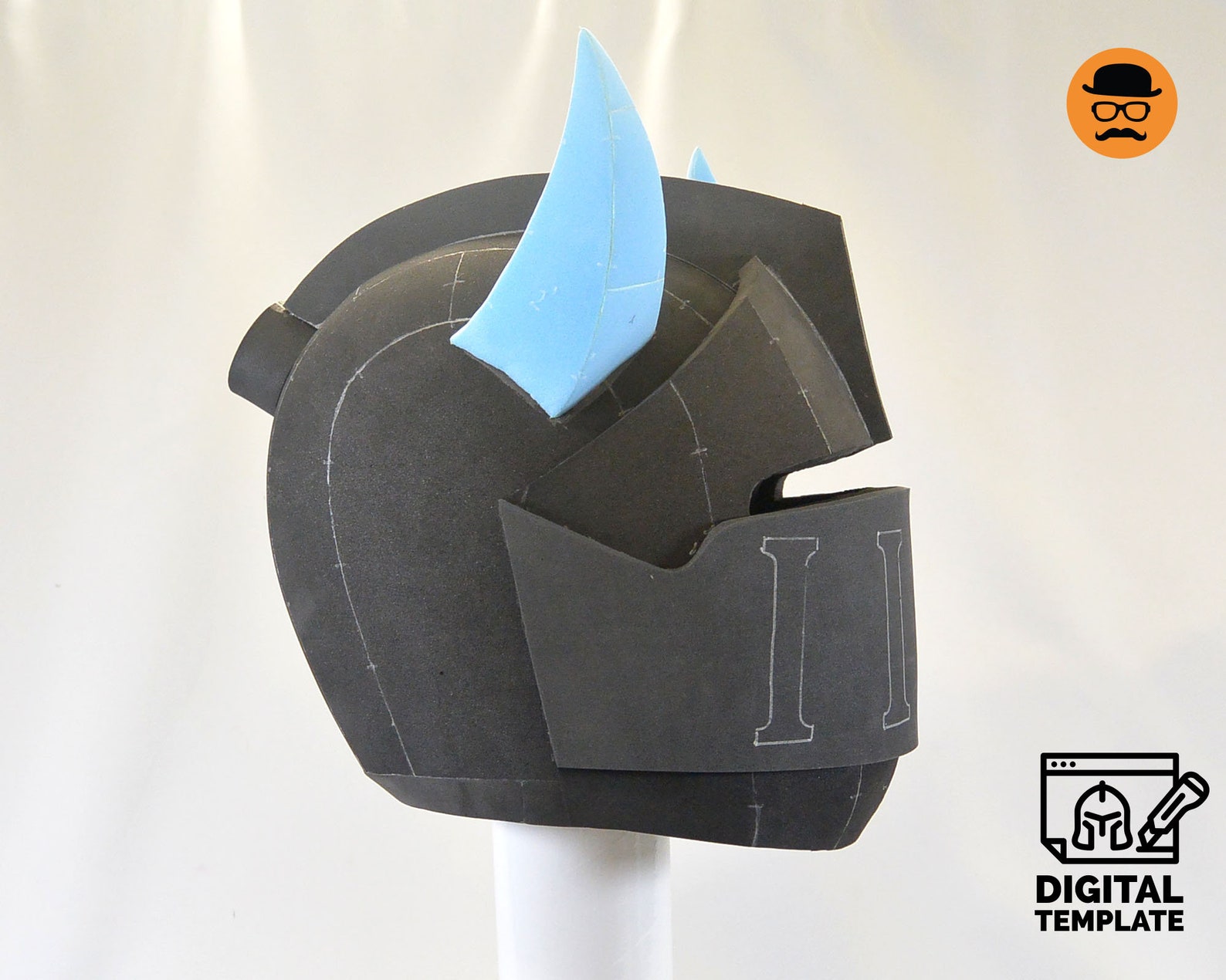 DIY Knight Helmet No6 Template for EVA Foam - Etsy UK