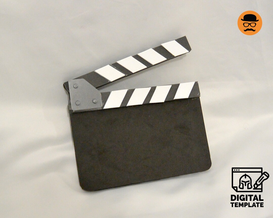Film Clapperboard DIY Printable EVA Foam Pattern for Cosplay, Scalable ...